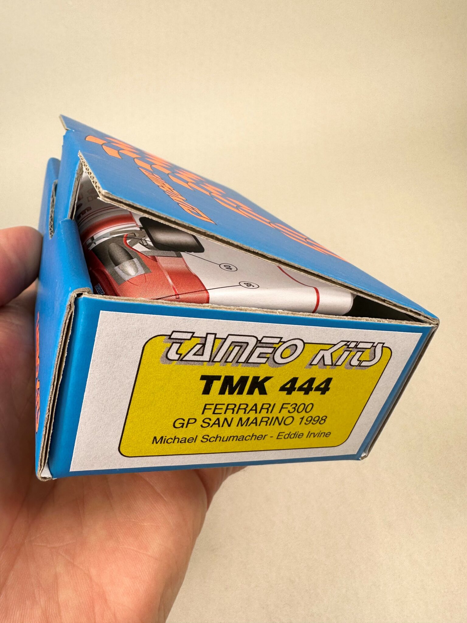OPENING THE BOX - TMK 444 FERRARI F300 SAN MARINO GP 1998 - Tameo Kits